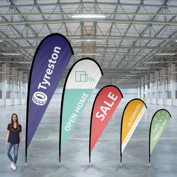 Teardrop Banners Easy to Assemble and Portable