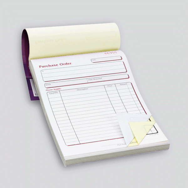Carbonless NCR Books : Duplicate, Triplicate, Quad, Artwork Incl