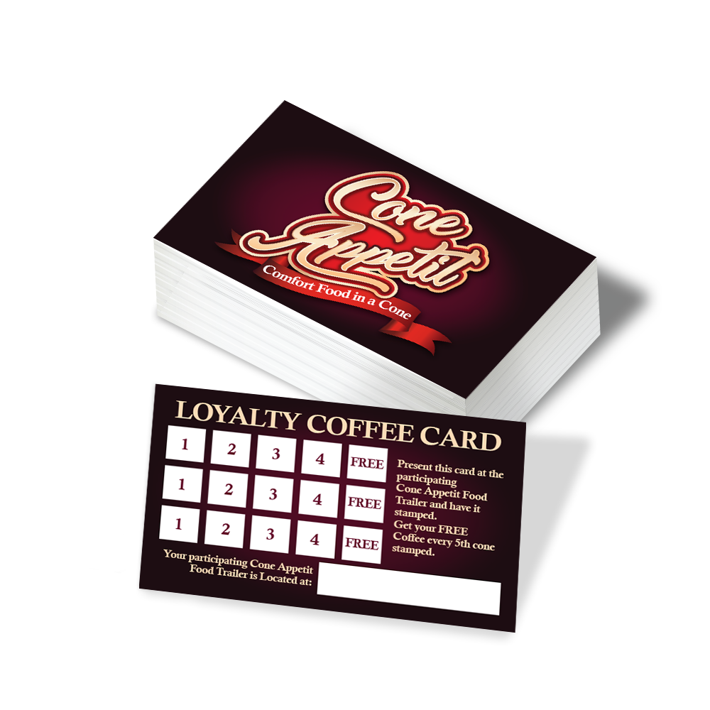 Coffee Loyalty Card Design
