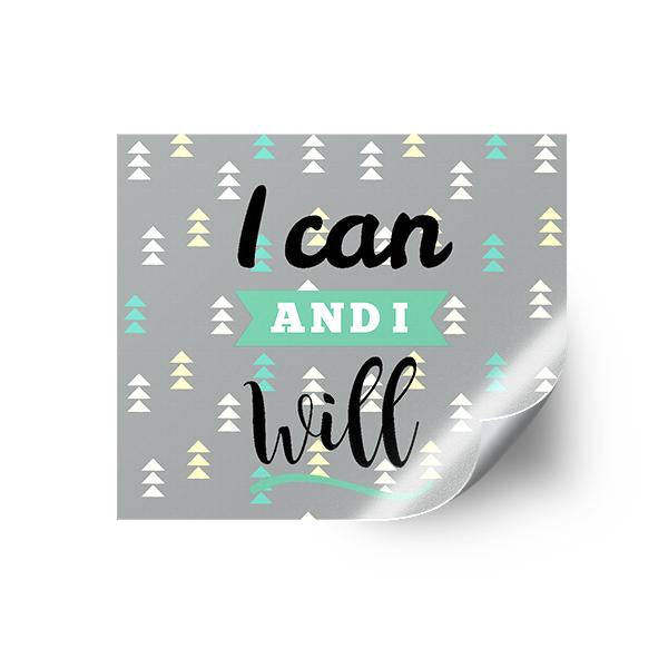 Hi Tack Strong White Matte Vinyl Square Stickers Long-lasting 5 Years